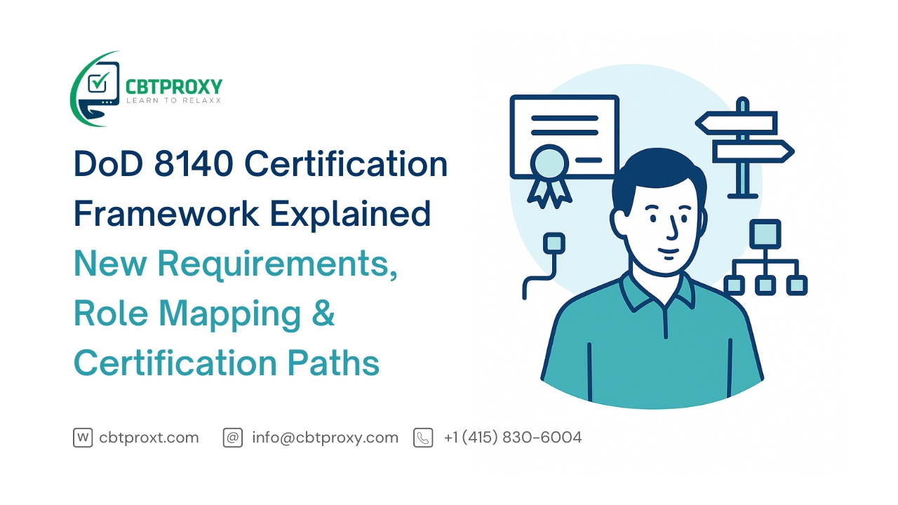 DoD 8140 Certification Framework Explained: A C... • CBTPROXY
