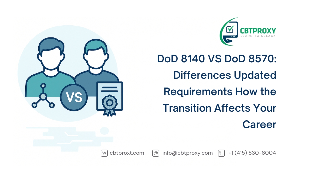 DoD 8140 vs DoD 8570: Key Differences and Their Impact on the DoD Cyber ...