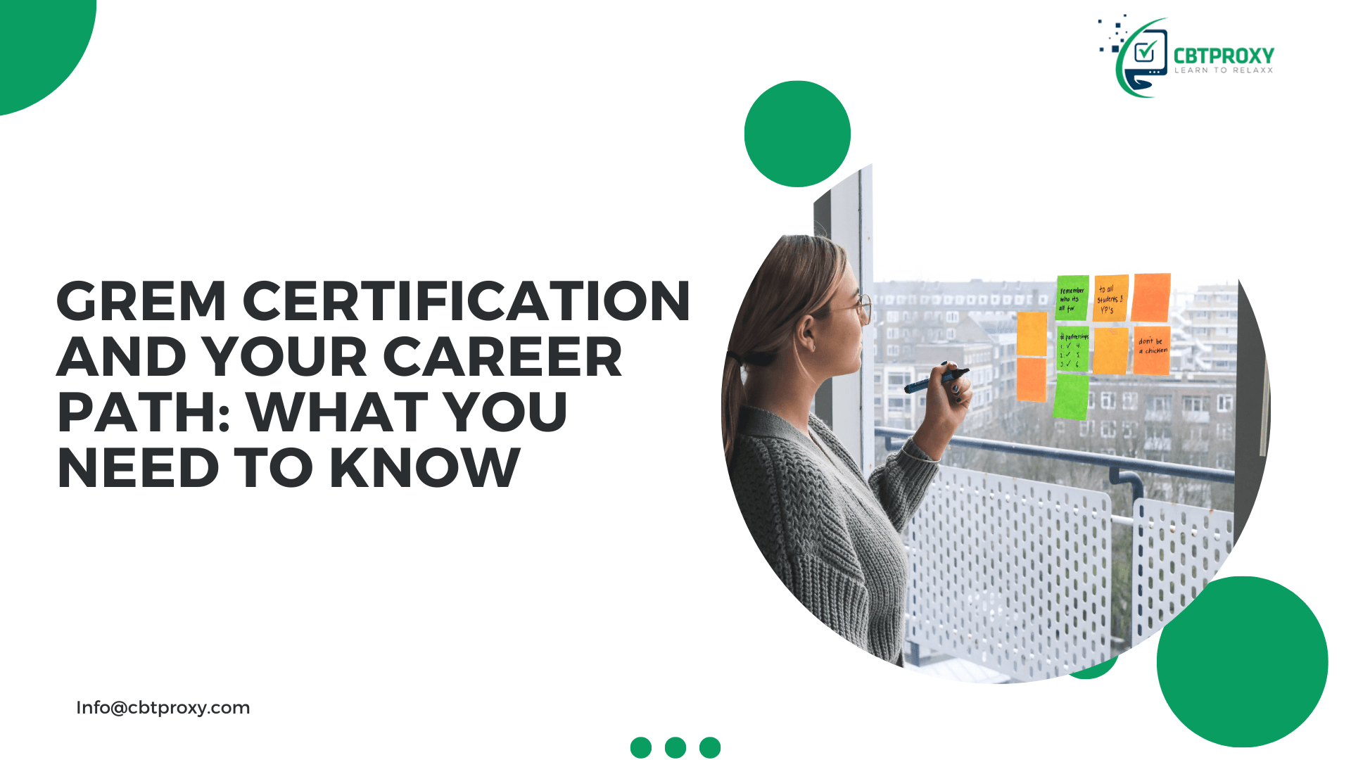 GREM Certification and Your Career Path: What Y... • CBTPROXY