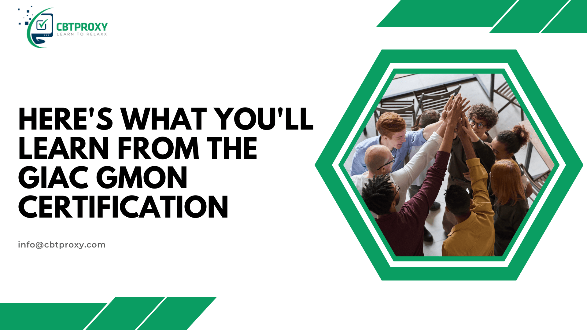 Here's What You'll Learn from the GIAC GMON Cer... • CBTPROXY