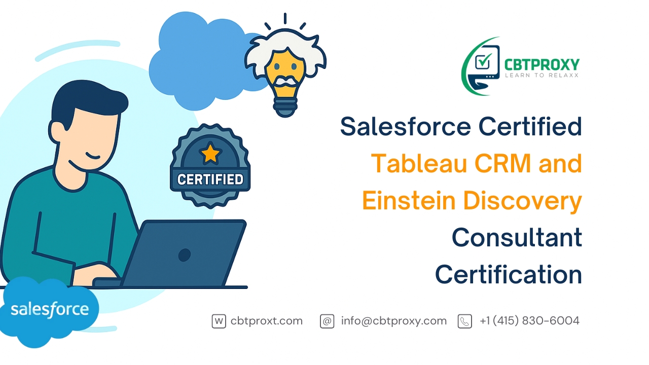 Salesforce Certified Tableau CRM and Einstein Discovery Consultant ...